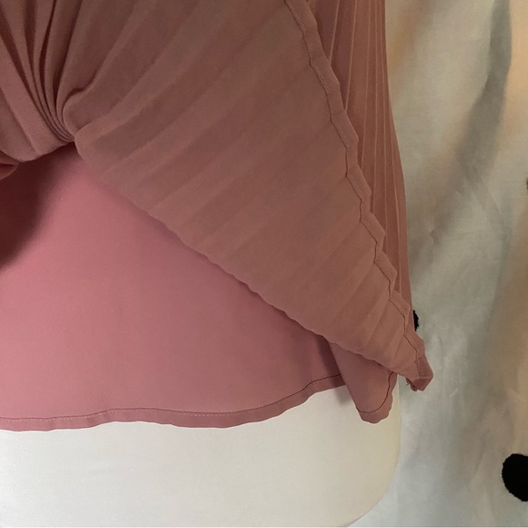a new day | Tops | A New Day Pink Spaghetti Strap Pleated Pleats ...